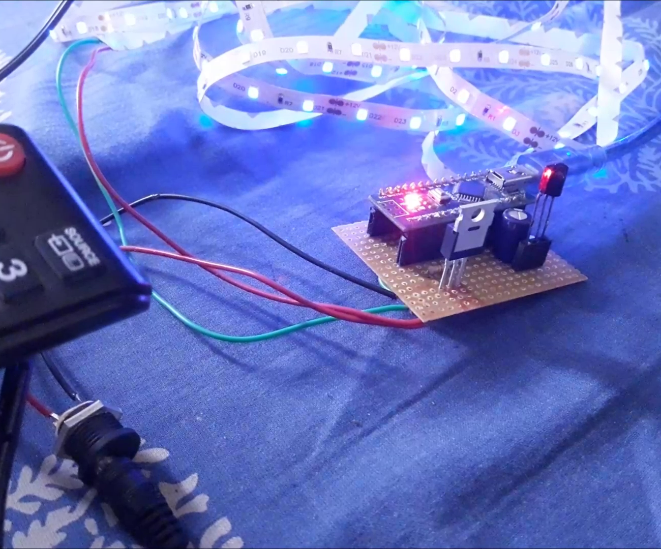 Diy Ir Remote Controlled Led Strip 10 Steps With Pictures