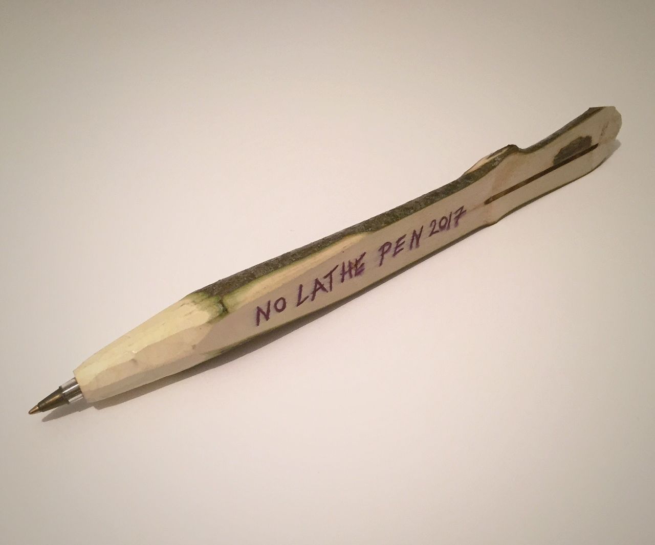 How to Make a Live Edge Pen / the No Lathe Challenge : 7 Steps (with ...