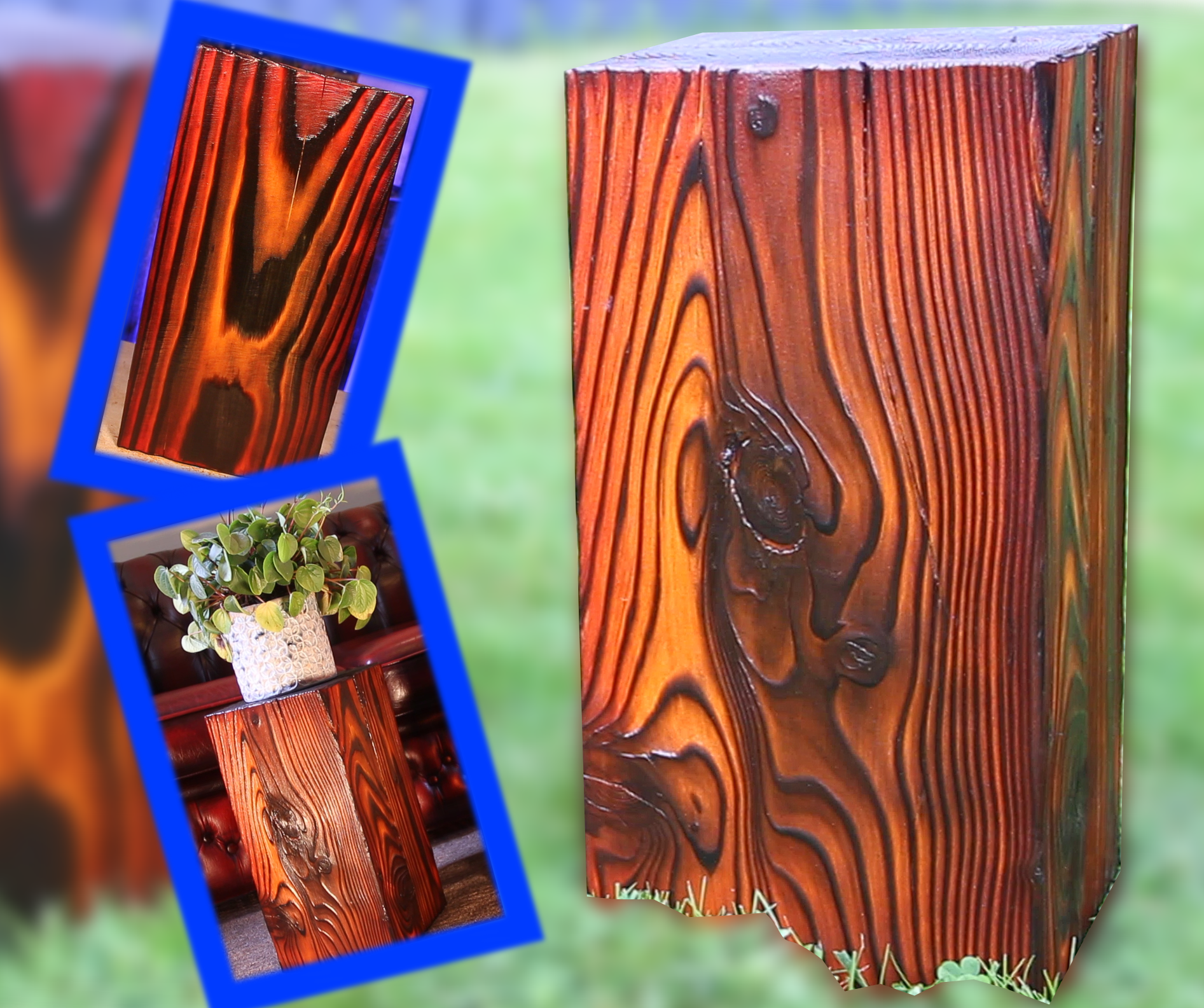 Burned and Stained Wood Stools : 5 Steps (with Pictures) - Instructables