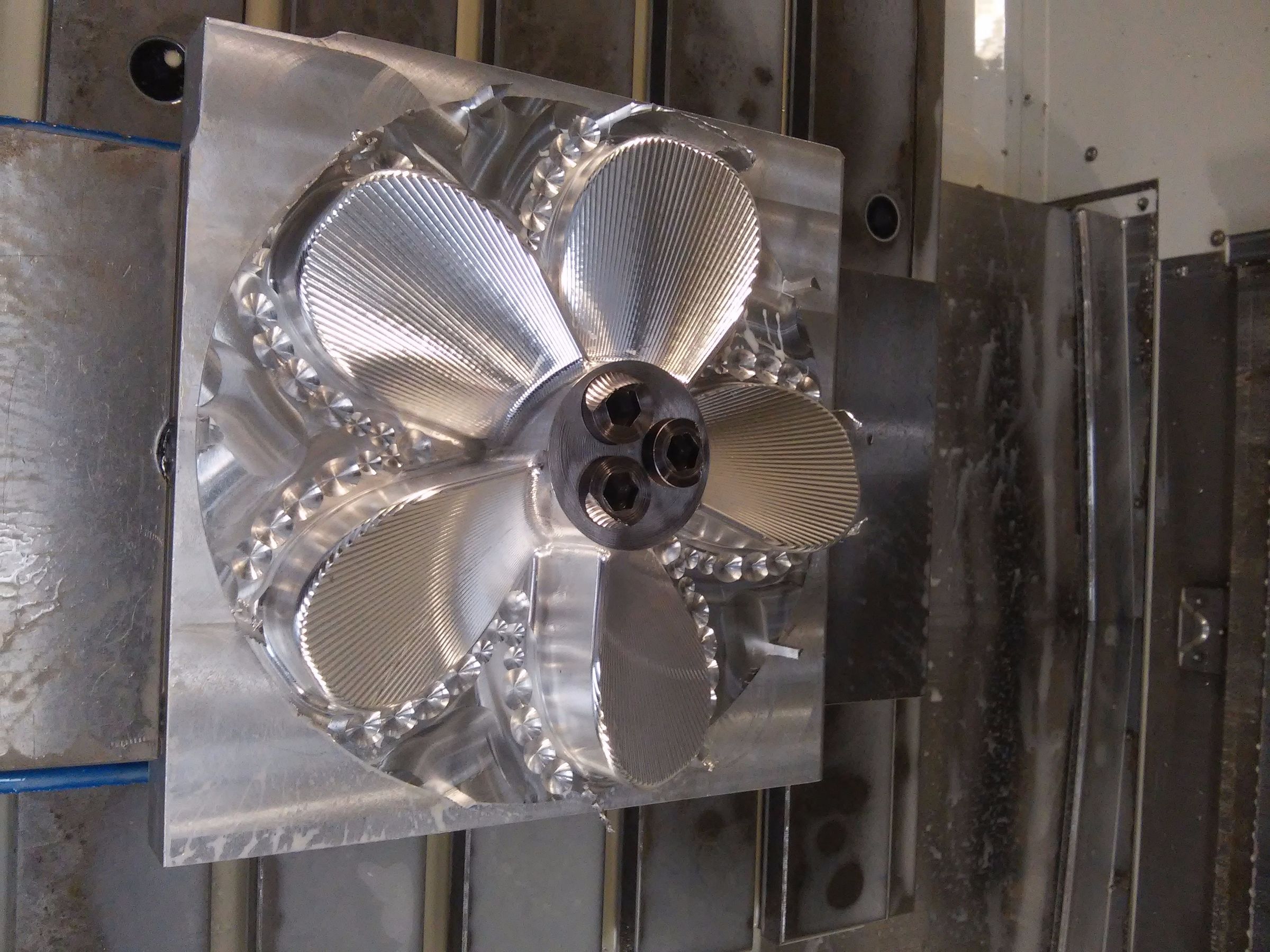 CNC Milling a Boat Propeller in Only 3 Axes : 12 Steps (with Pictures ...