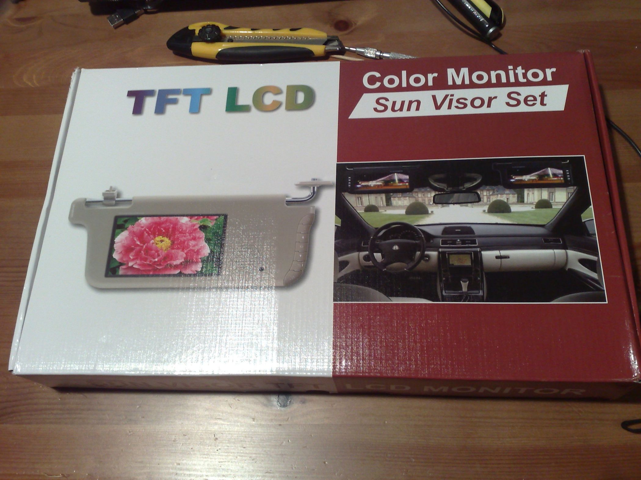 My Source of 7" LCD Display ( New & Cheap LCD SUN VISOR ) : 7 Steps ...