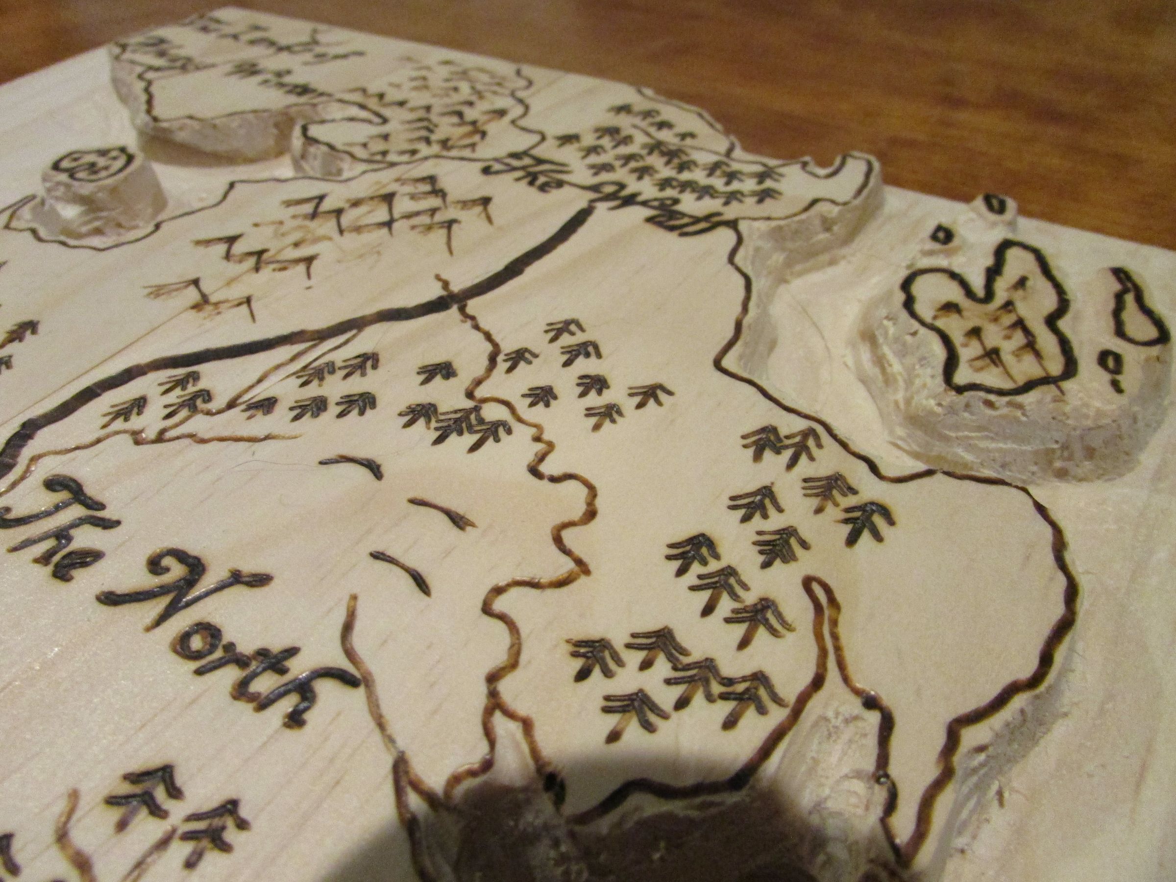 Game of Thrones Painted Table / 3D Map : 7 Steps (with Pictures ...
