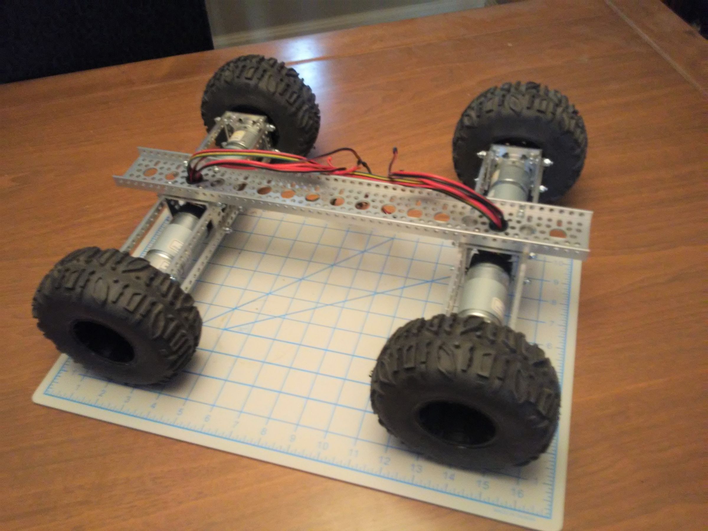Minimal Four X 12 Volt Rover Chassis With GoBILDA : 10 Steps ...
