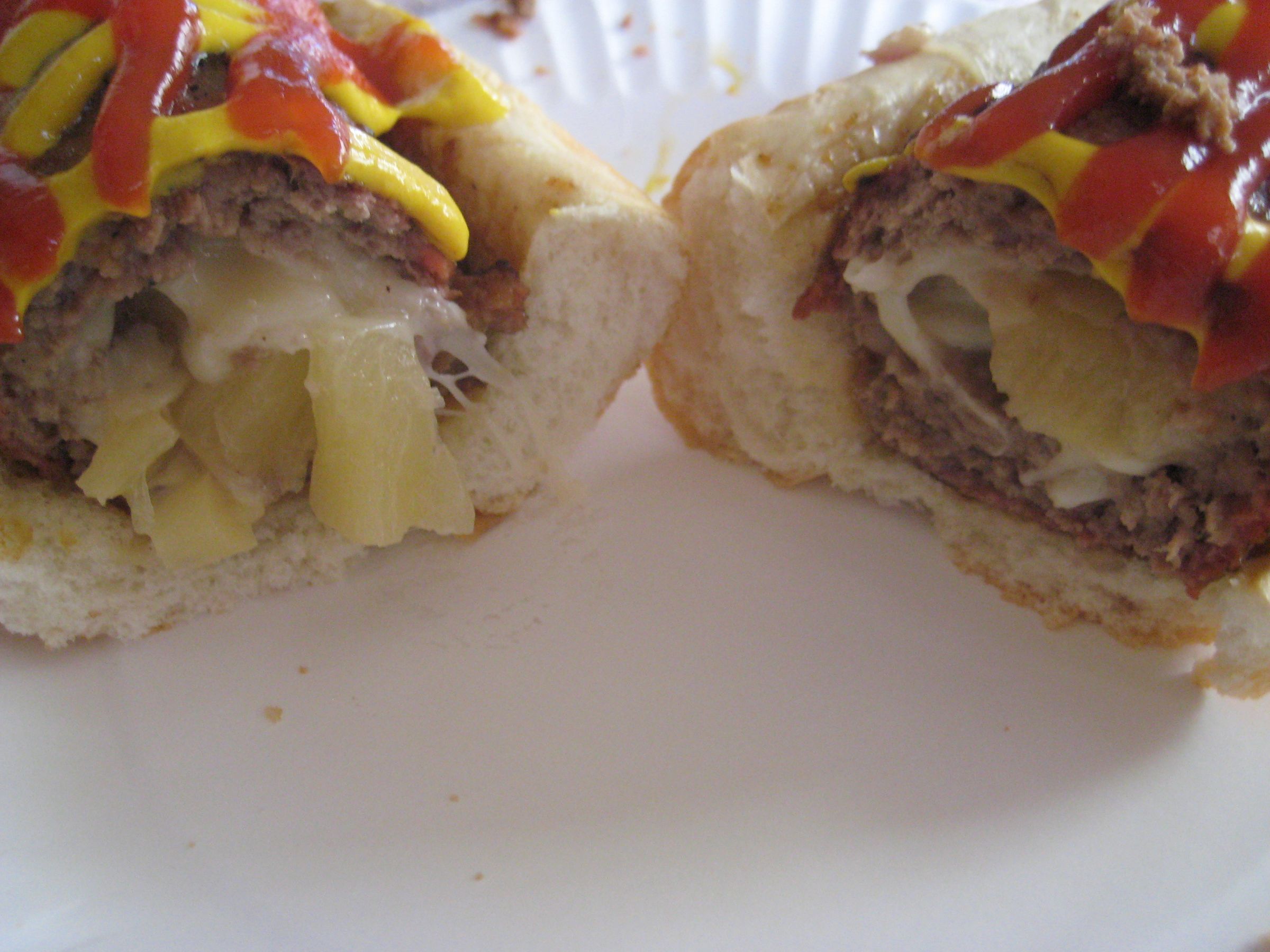 Hawaiian Style Stuffed Burger Dogs : 5 Steps (with Pictures ...