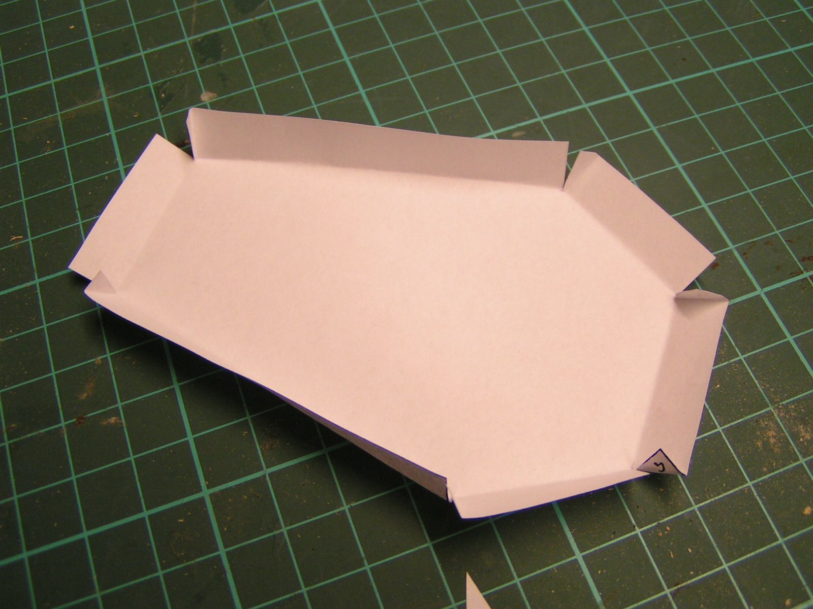 Small Papercraft Coffin and Headstone Desk Ornament. : 4 Steps ...