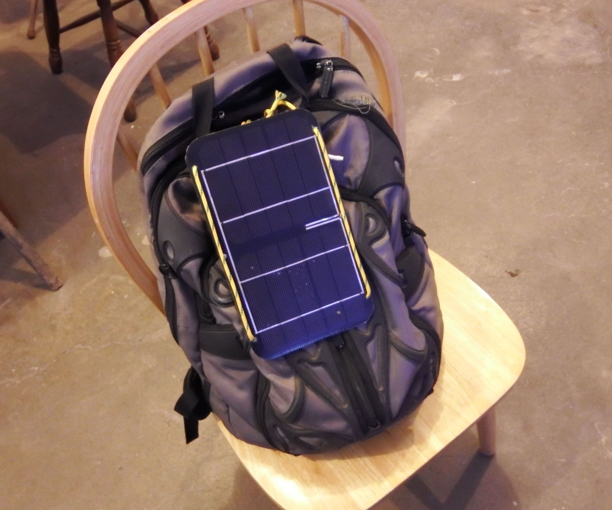 Paracord Solar USB Battery Backpack : 3 Steps - Instructables