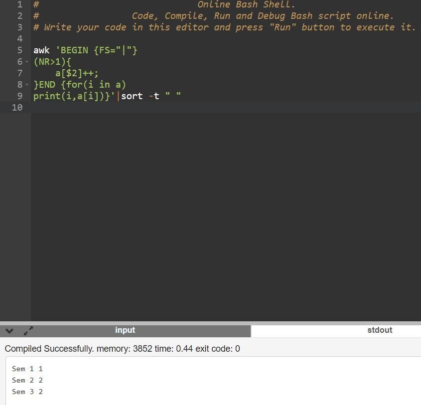 TCS CPA Unix Solution | Xplore UNIX CPA Solution | Count Semesters | 27 ...