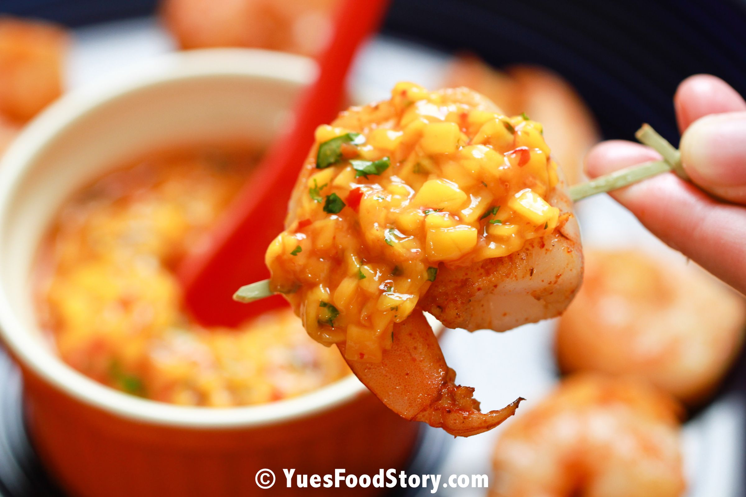 Spicy Mango Relish With Seared Shrimp : 7 Steps (with Pictures ...