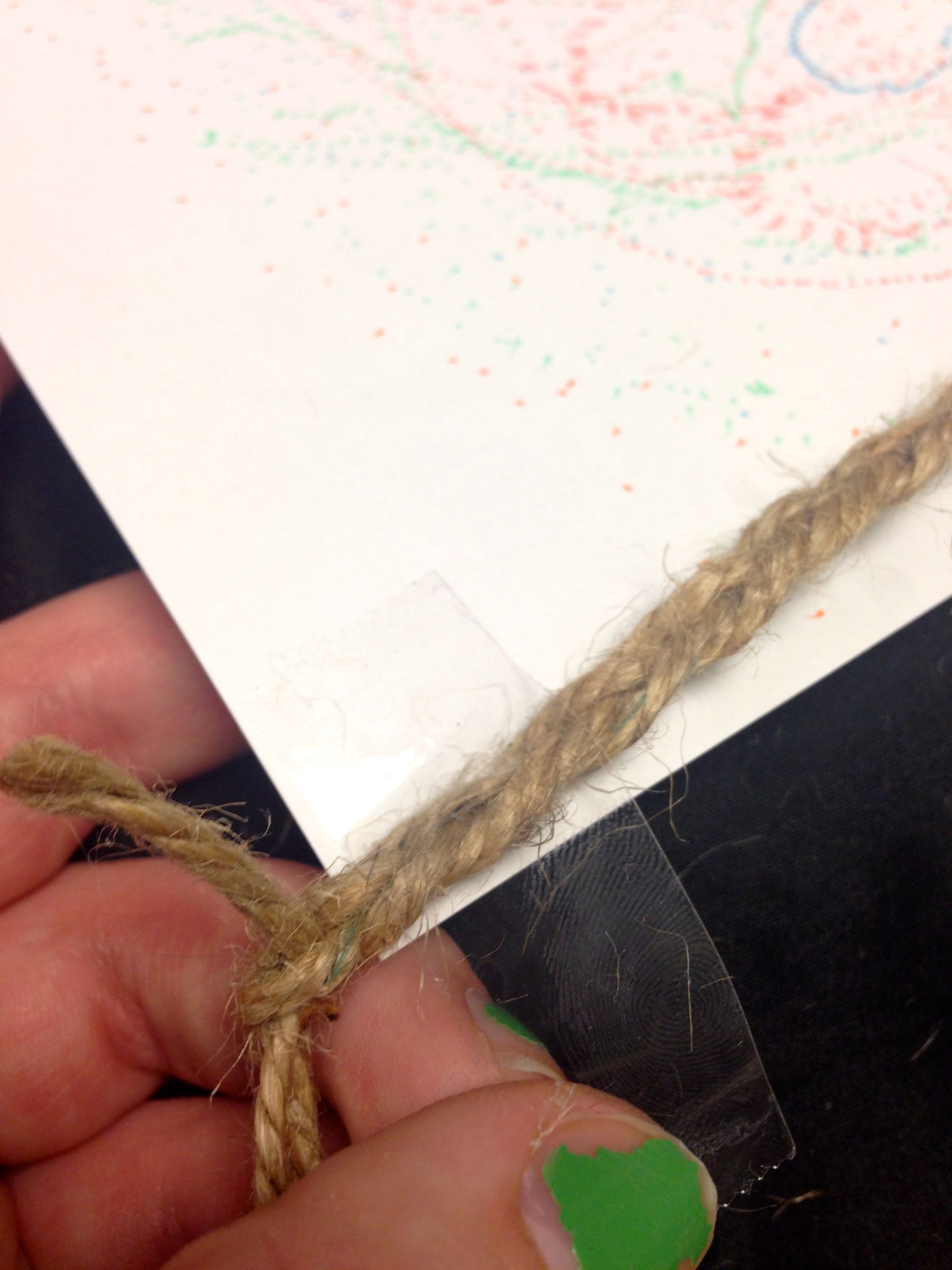 Framing Your Art Using Twine : 8 Steps - Instructables