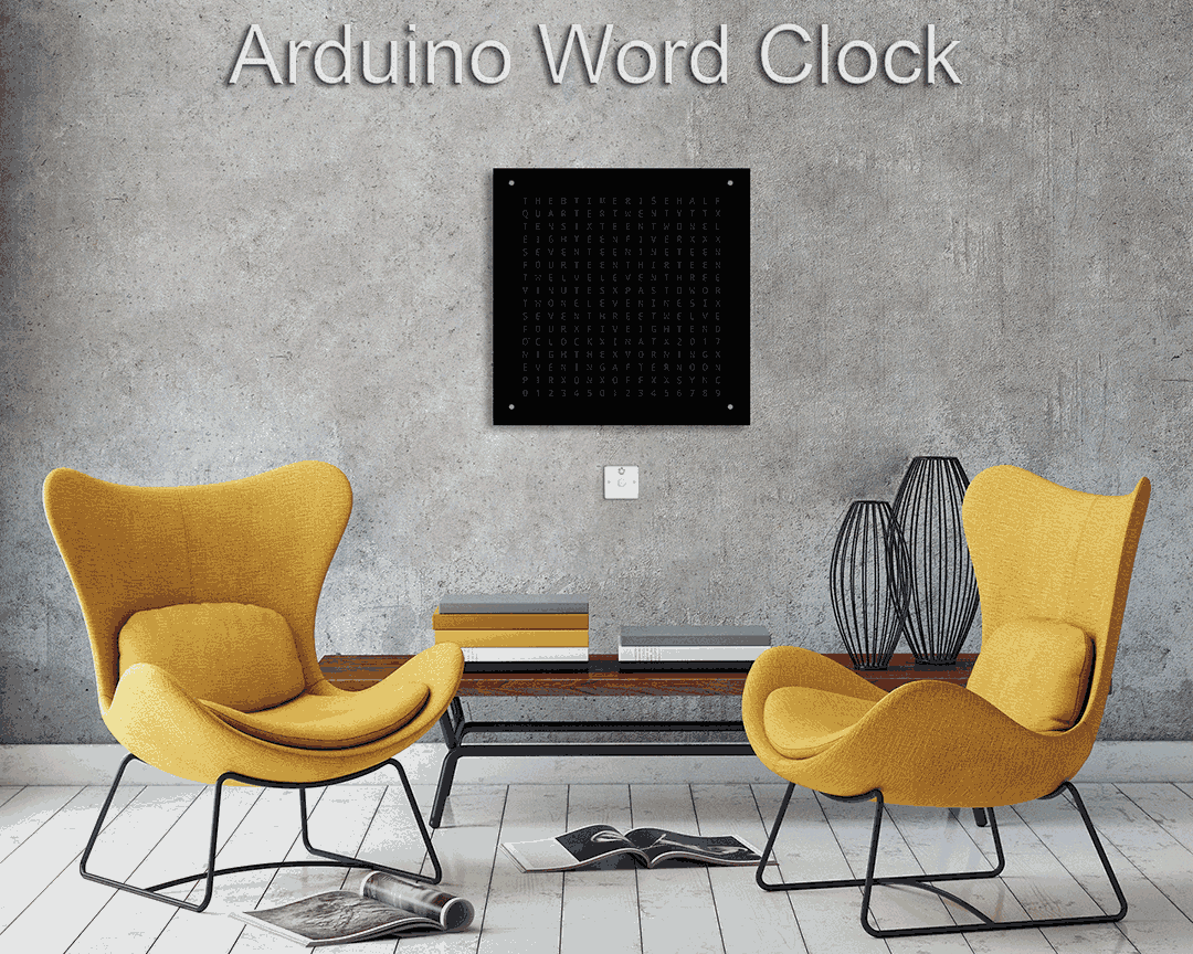 Arduino Word Clock : 31 Steps (with Pictures) - Instructables