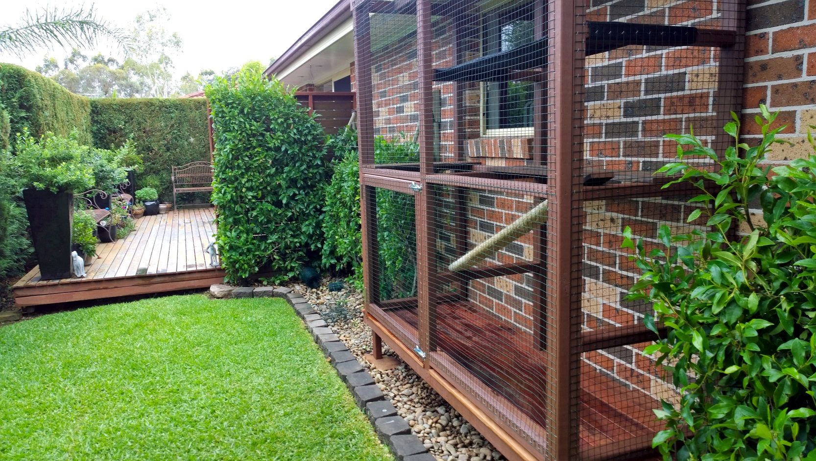 Build an All Season Outdoor Cat Habitat : 16 Steps (with Pictures ...