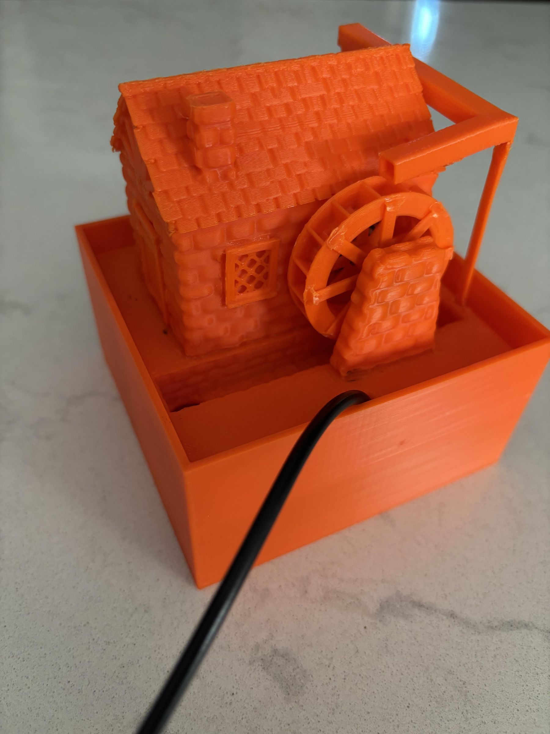 How to Make a Miniature Watermill Fountain : 7 Steps (with Pictures ...