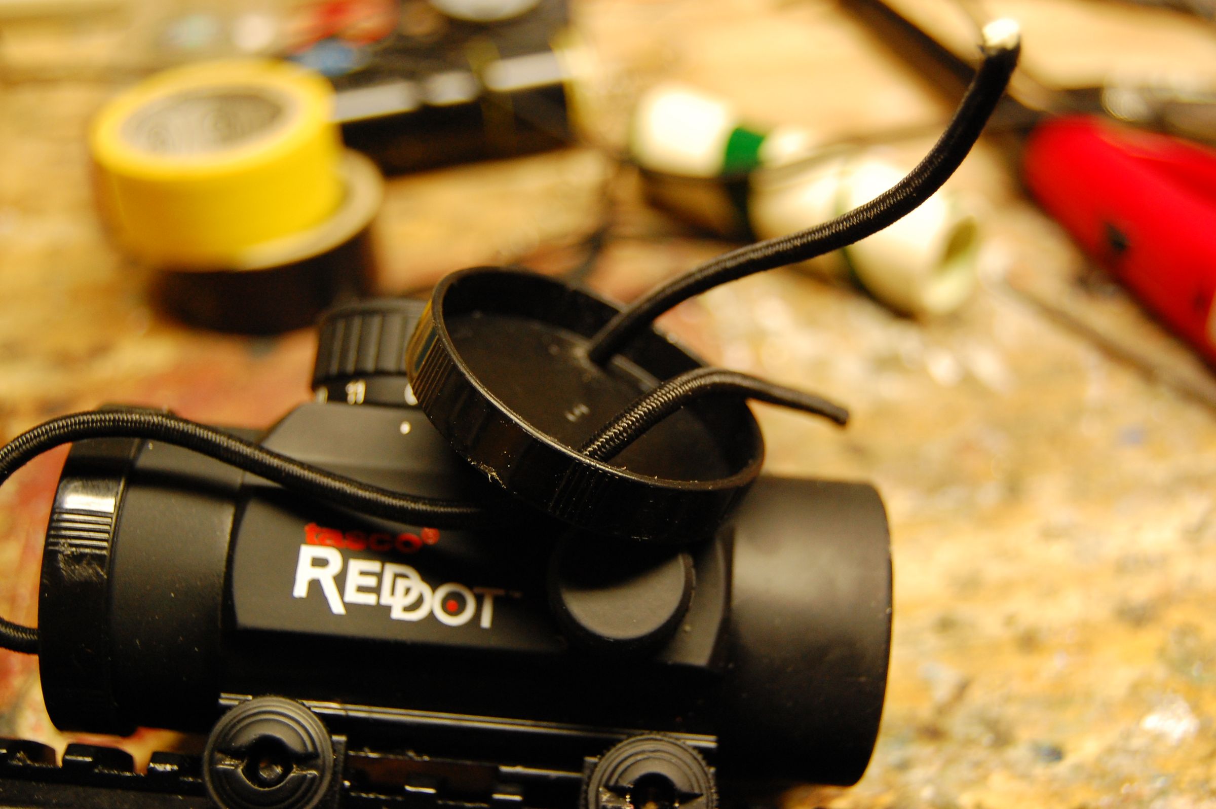 Rifle Scope/ Red-dot Lens Cap Retainer : 4 Steps - Instructables