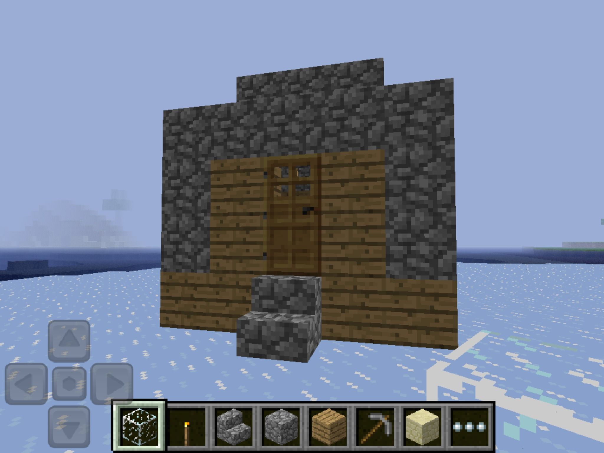Minecraft Cobblestone House