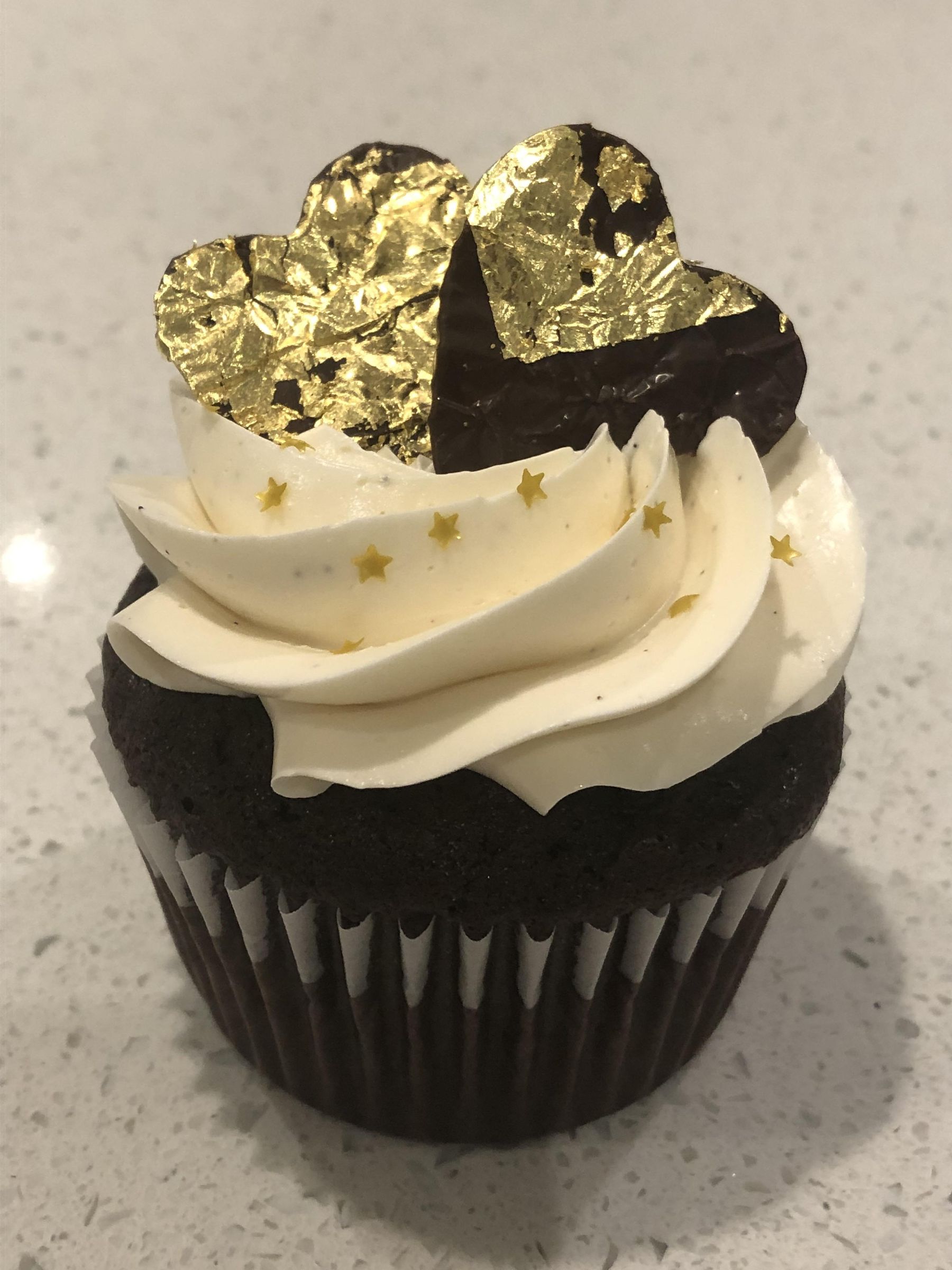 Metallic Chocolate Decorations Using Tinfoil & Gold Leaf : 4 Steps ...