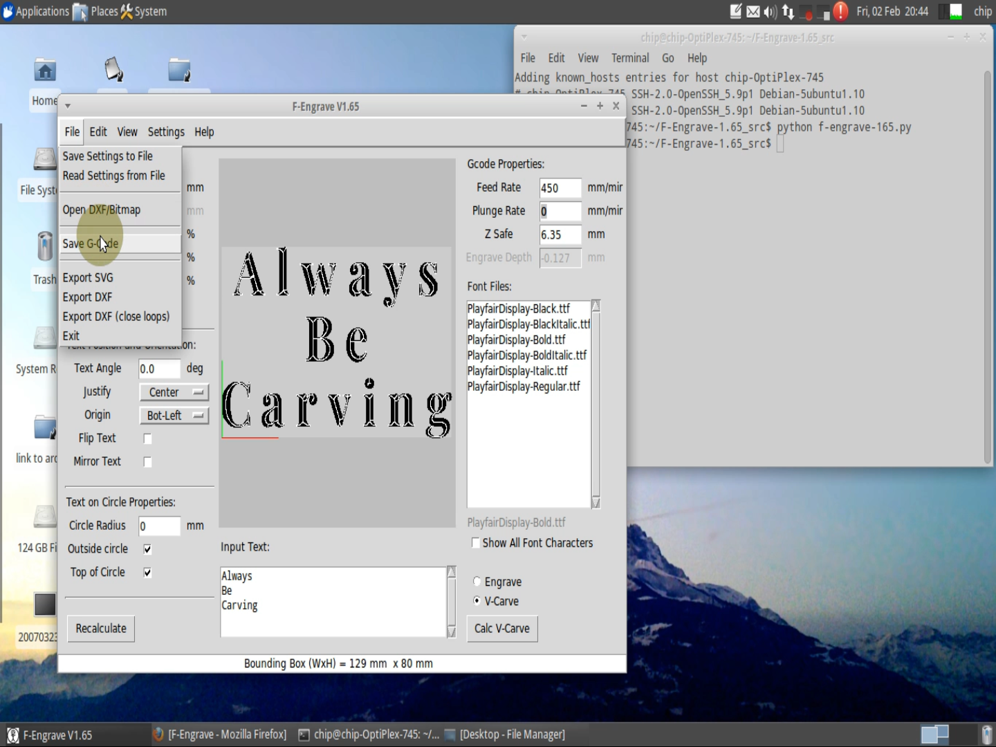 CNC Router V-Carving With All Open Source Software : 12 Steps (with ...