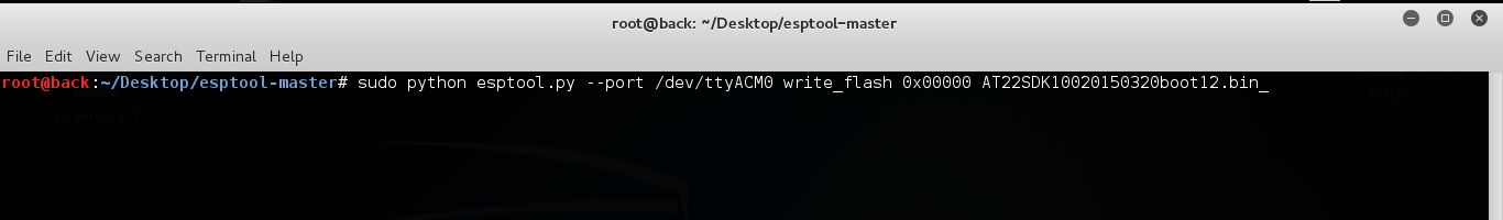 Flashing the Firmware to ESP8266-01
