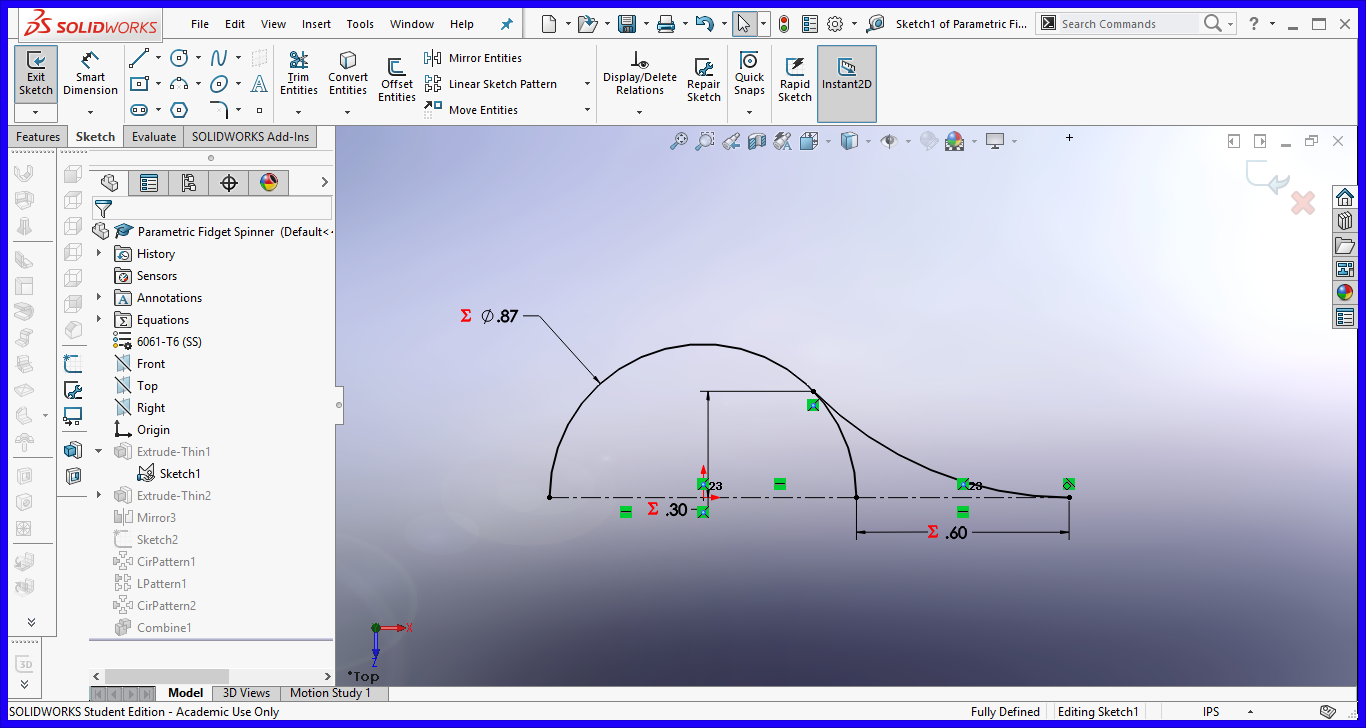 Improve Your Solidworks Models With Parametric Modeling : 6 Steps ...