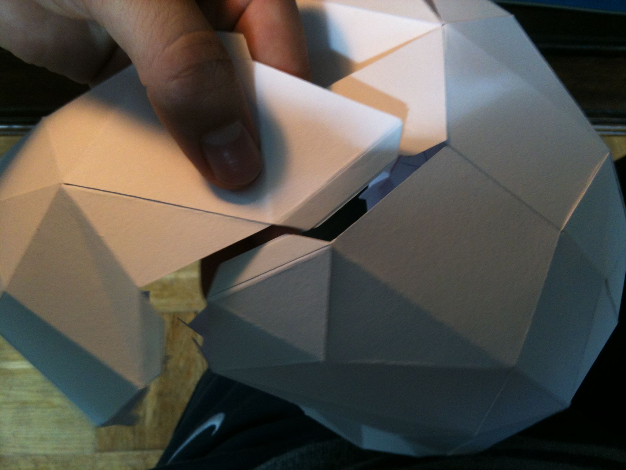 Papercraft Skull With Glowing Eyes : 15 Steps (with Pictures ...