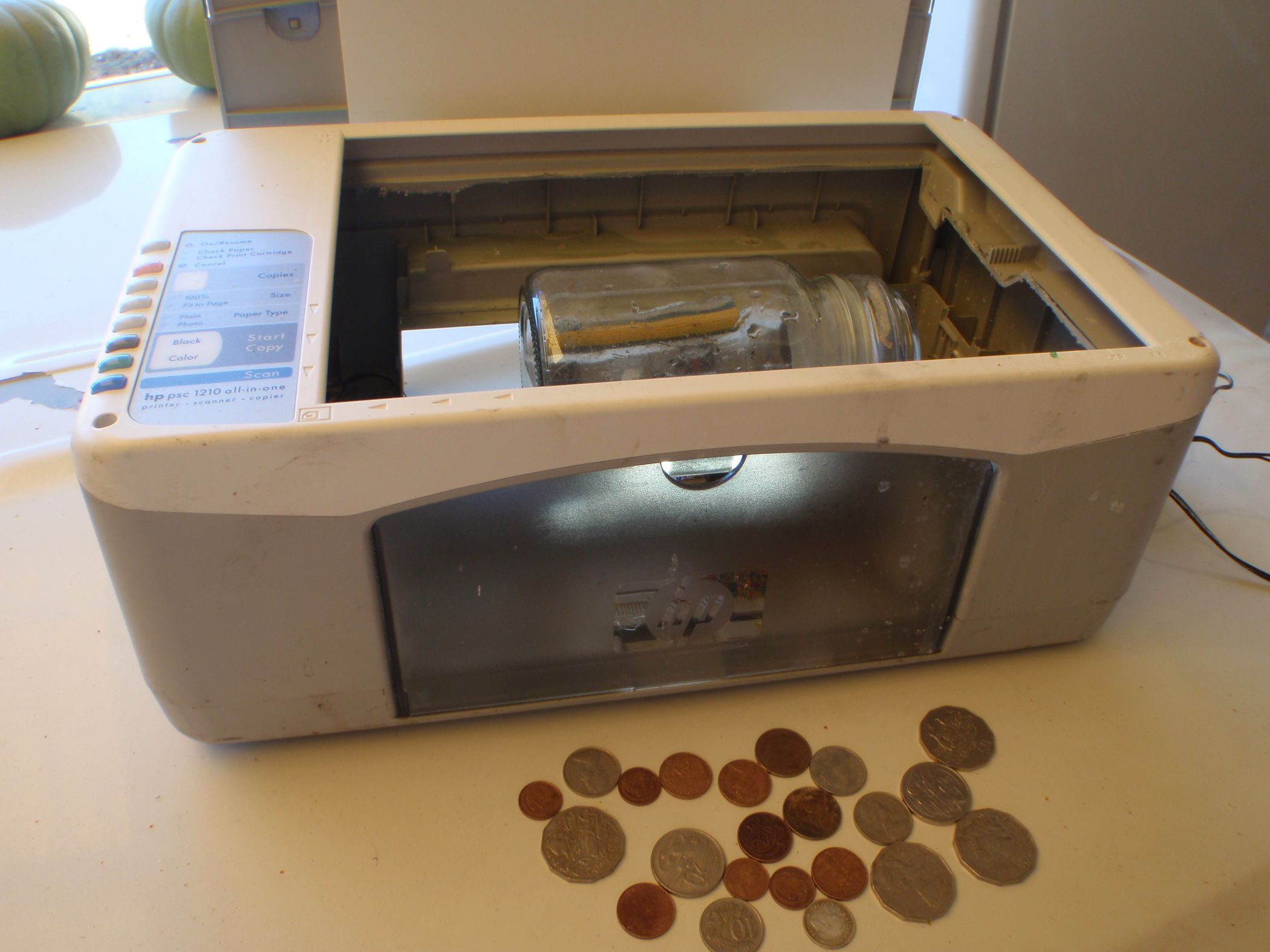 Coin Tumbler Printer Hack : 4 Steps (with Pictures) - Instructables