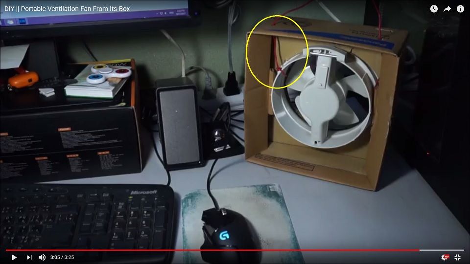 Portable Ventilation Fan From Its Box!!! : 10 Steps (with Pictures ...