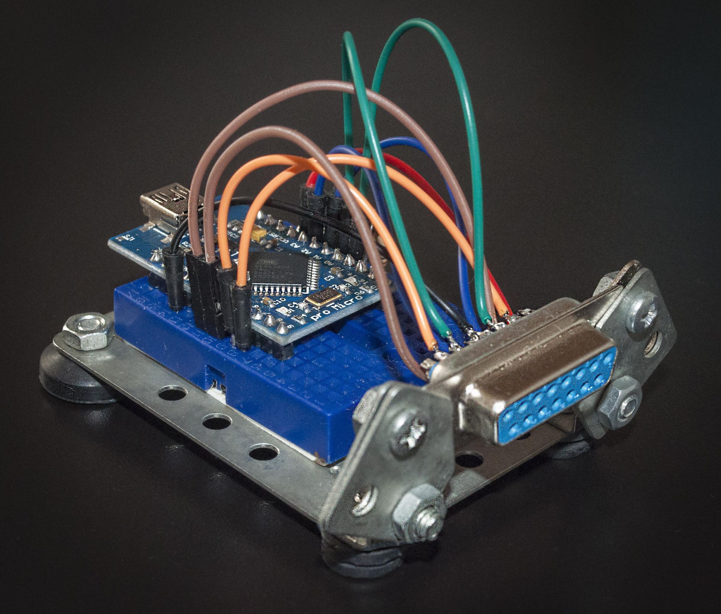 DB-15 Joystick Adapter Device With Arduino : 3 Steps - Instructables