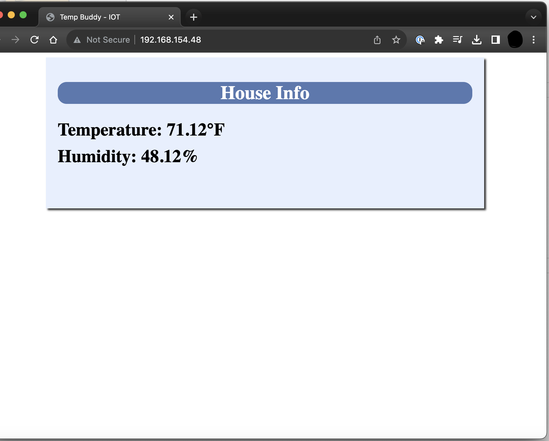 WiFi Enabled Temperature/Humidity Sensor Using ESP8266 (TempBuddy) : 8 Steps (with Pictures ...