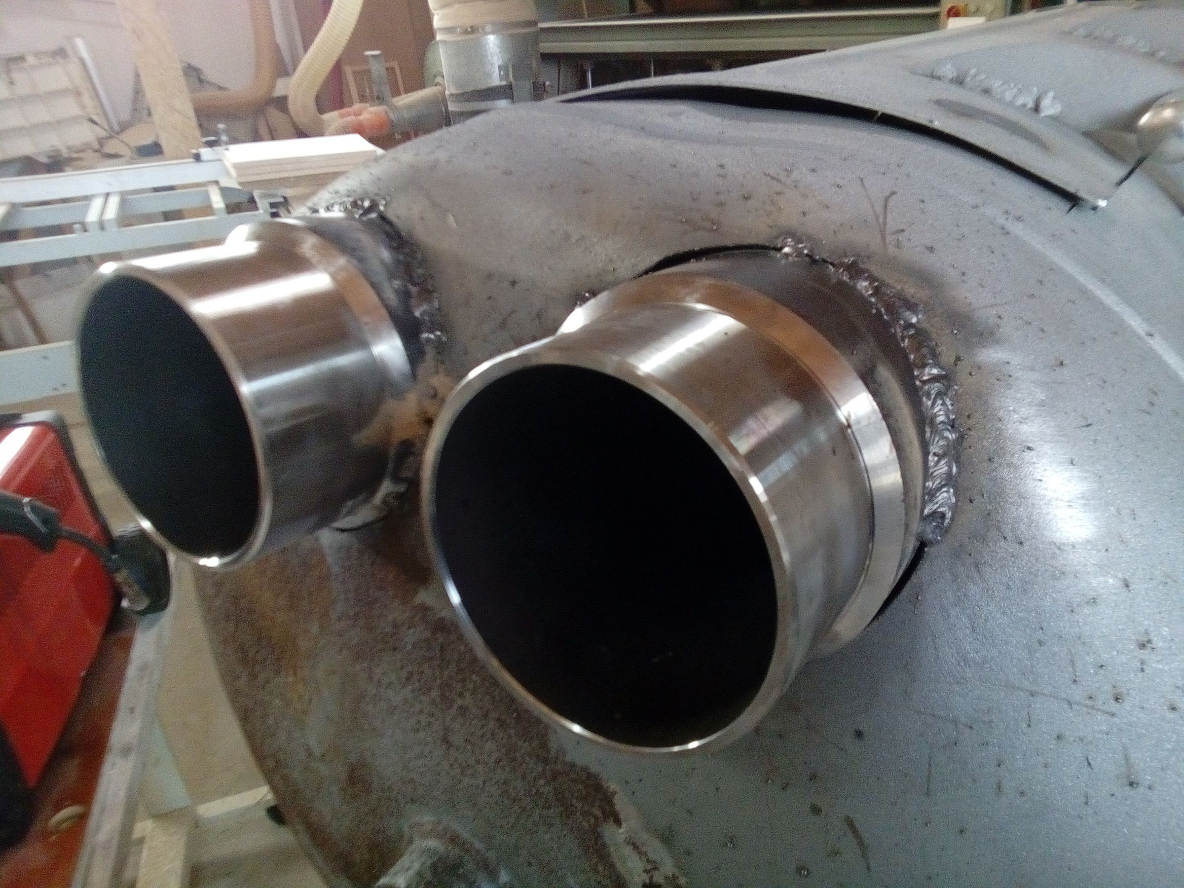Reverse Flow Offset Smoker From an Old Water Boiler : 15 Steps (with ...