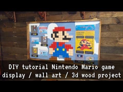 DIY: Wooden Mario Video Game Display / Info Center / 3D Creation : 7 ...