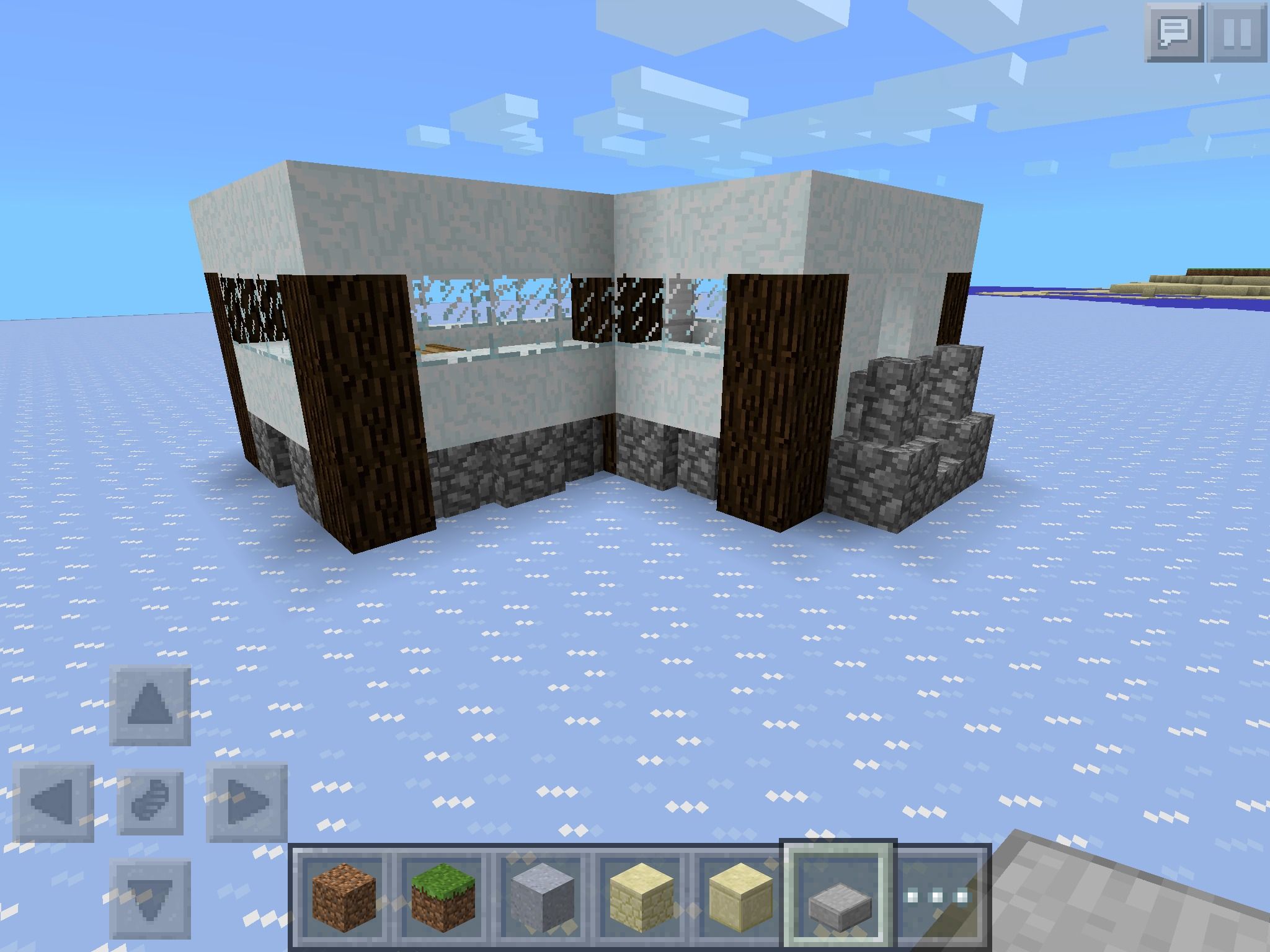 Minecraft Snow Modern House : 13 Steps - Instructables
