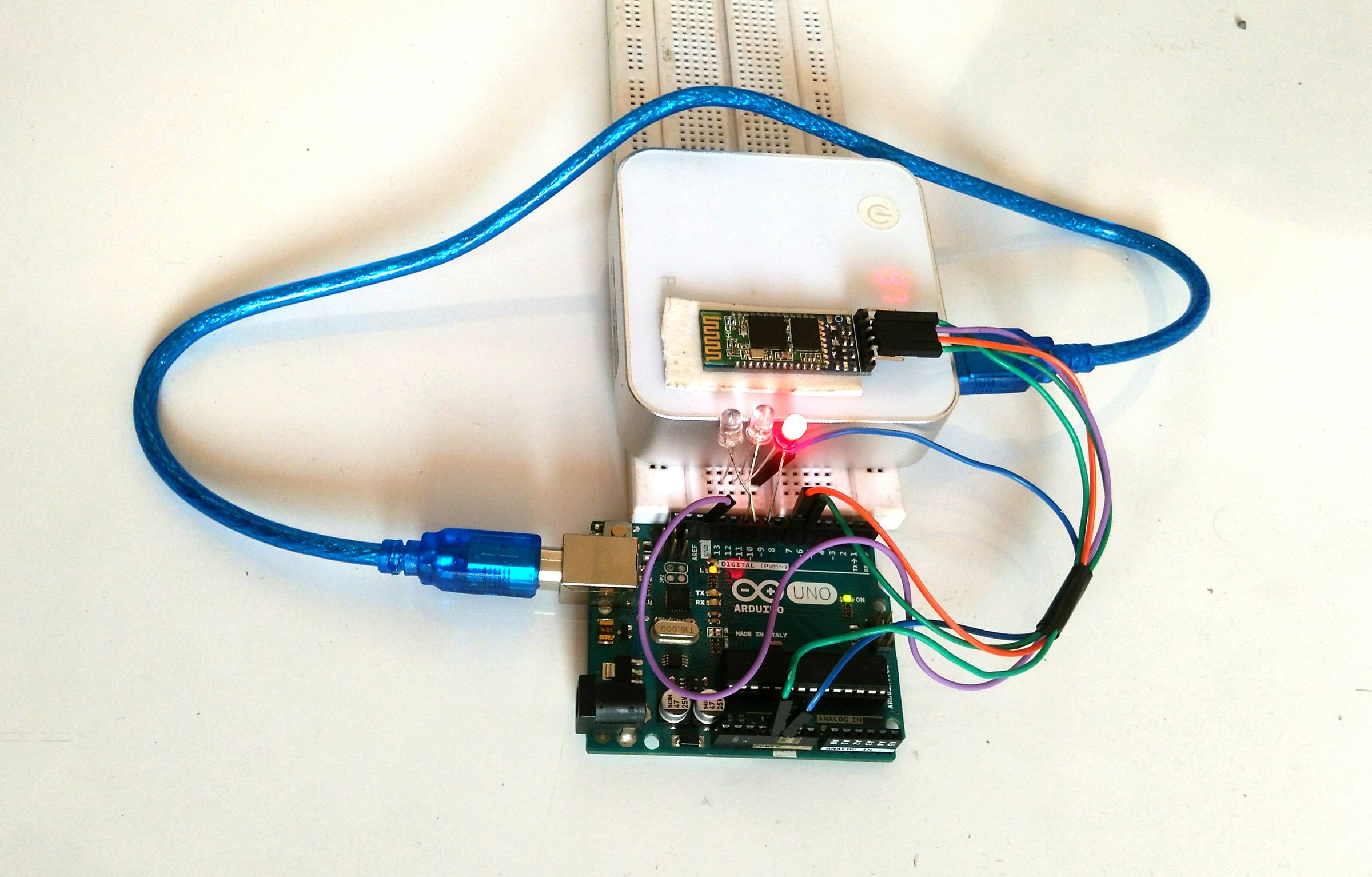 Smart Phone Controlled LED Lights Using HC-05 and Arduino UNO : 3 Steps ...