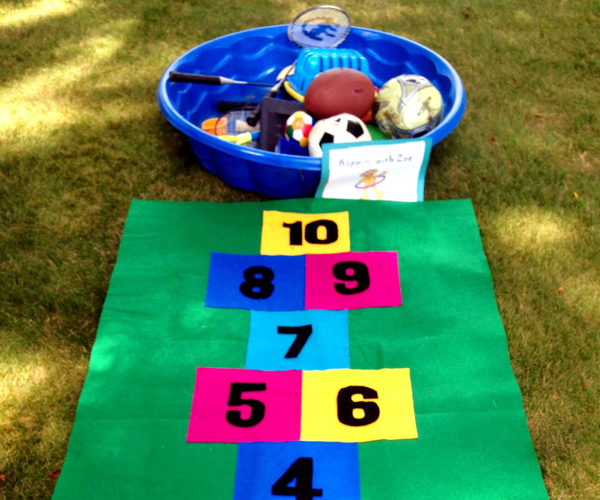 How to Make a No-Sew Hopscotch Mat - Instructables