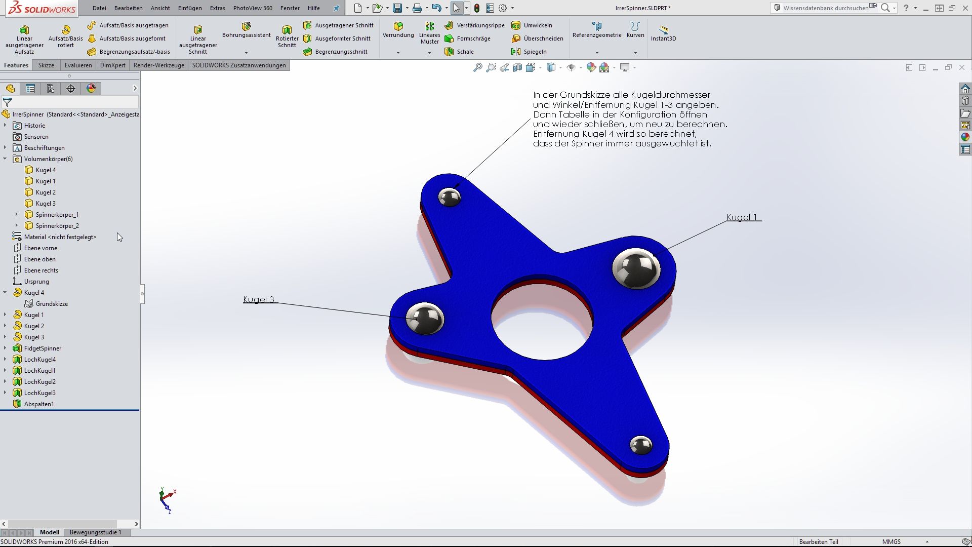 Odd Looking, Balanced Fidget Spinner : 9 Steps (with Pictures ...