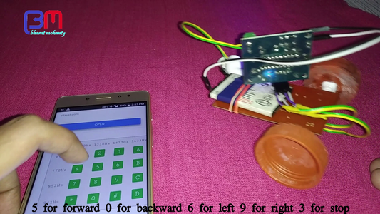 Dtmf Bluetooth Robot 3 Steps Instructables