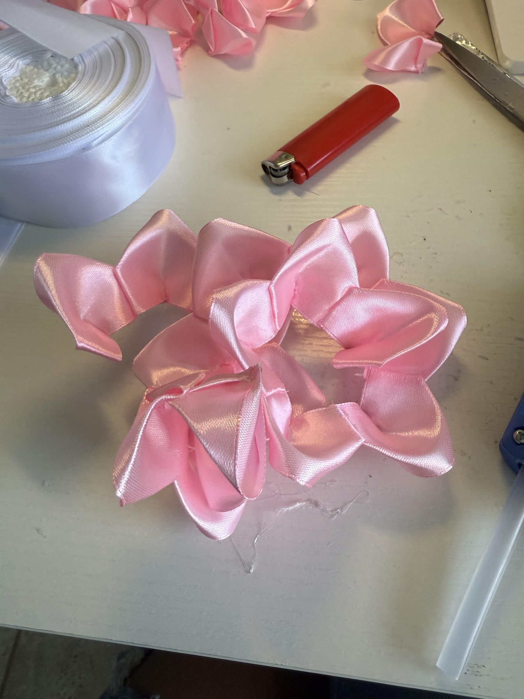 How to Make a Fabric Rose : 7 Steps (with Pictures) - Instructables