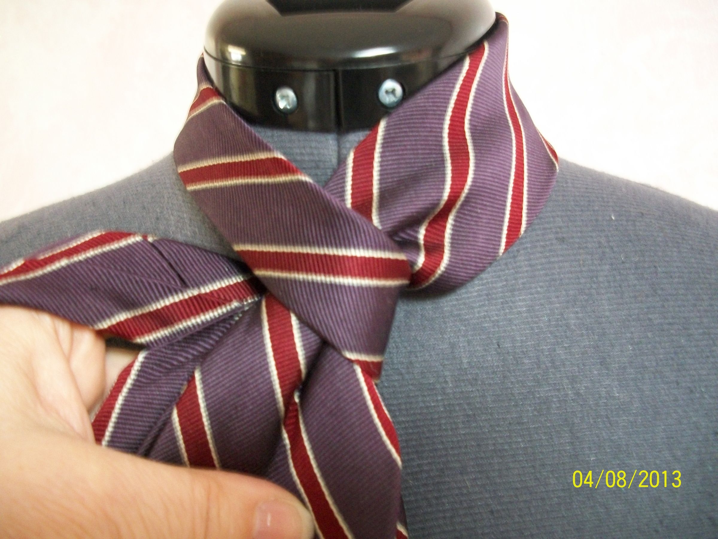 *REPURPOSED* Women's FASHION Tie - PURPLE : 7 Steps (with Pictures ...