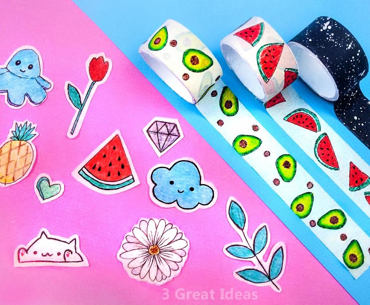 Diy Washi Tape and Sticker Making : 10 Steps - Instructables