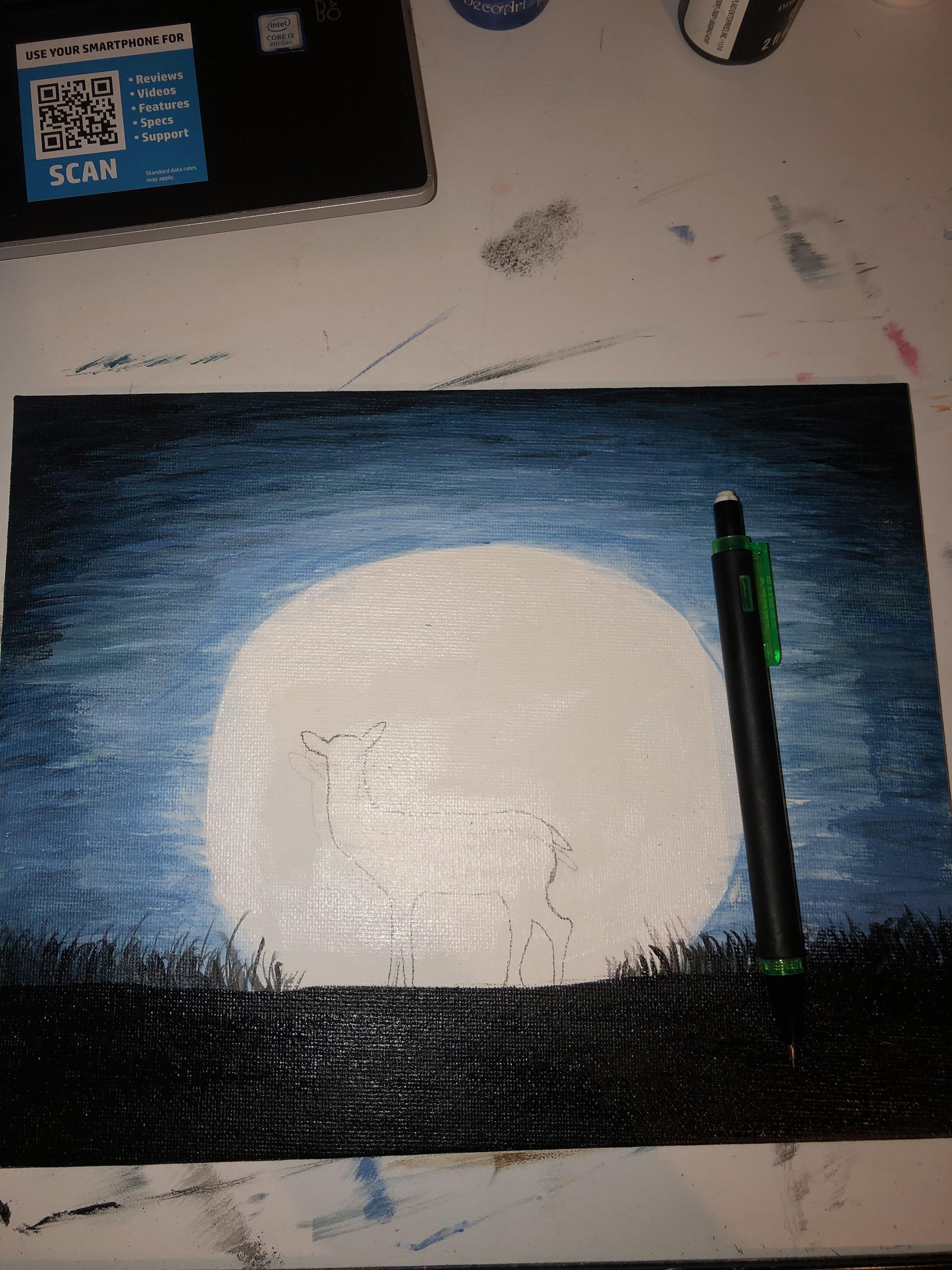 Deer in the Moonlight : 6 Steps (with Pictures) - Instructables