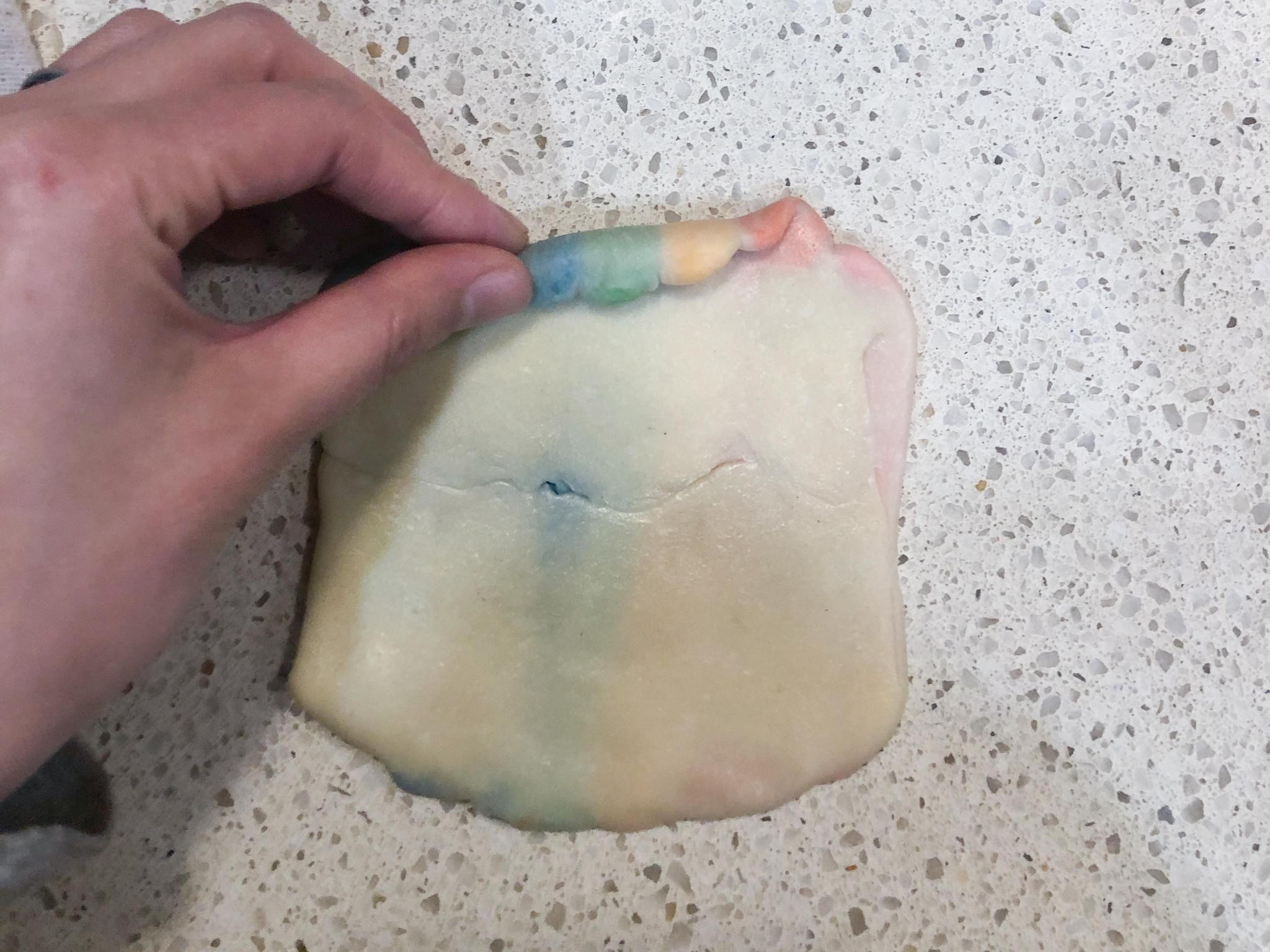 Rainbow Puff Balls With Coconut Filling : 12 Steps (with Pictures ...