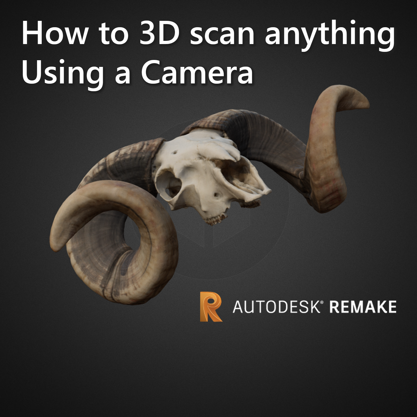 3D Scan Anything Using a Camera (Photogrammetry With Autodesk Remake ...