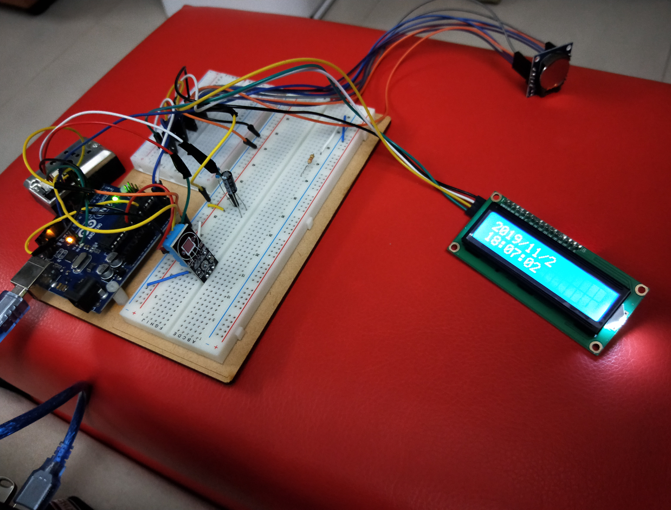 Clock With Th Sensor And Dust Sensor Using Arduino Instructables 6160