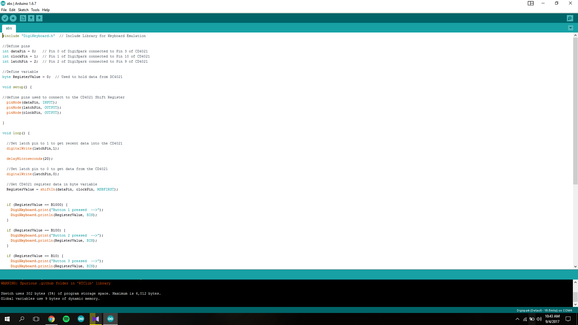 DIY Programmable 6-Key Keyboard (DigiSpark) : 11 Steps (with Pictures ...