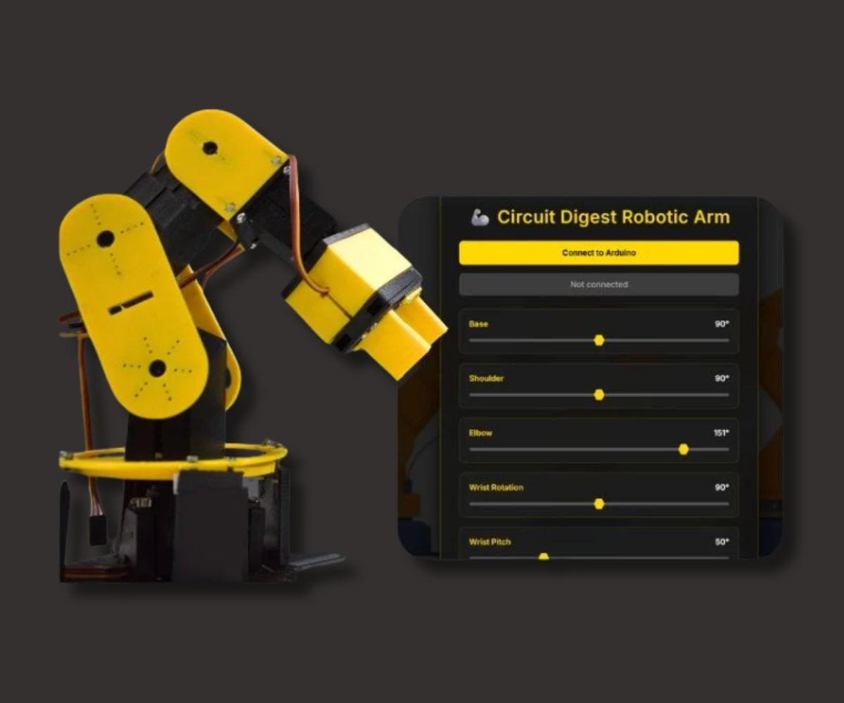 Build a 6-DOF Arduino Robotic Arm (3D Printed + Web Control) : 12 Steps ...