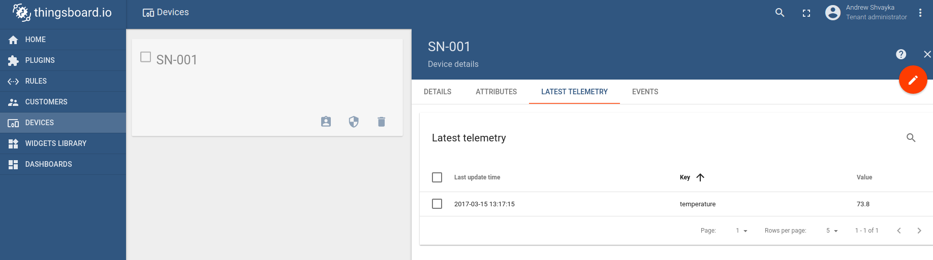 Persist and Visualize AWS IoT Data Using Thingsboard : 7 Steps - Instructables