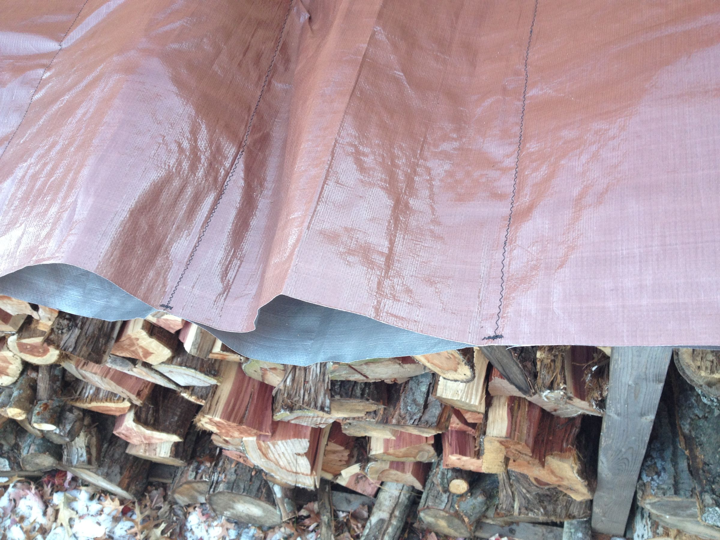 Strapless Firewood Tarp : 3 Steps (with Pictures) - Instructables