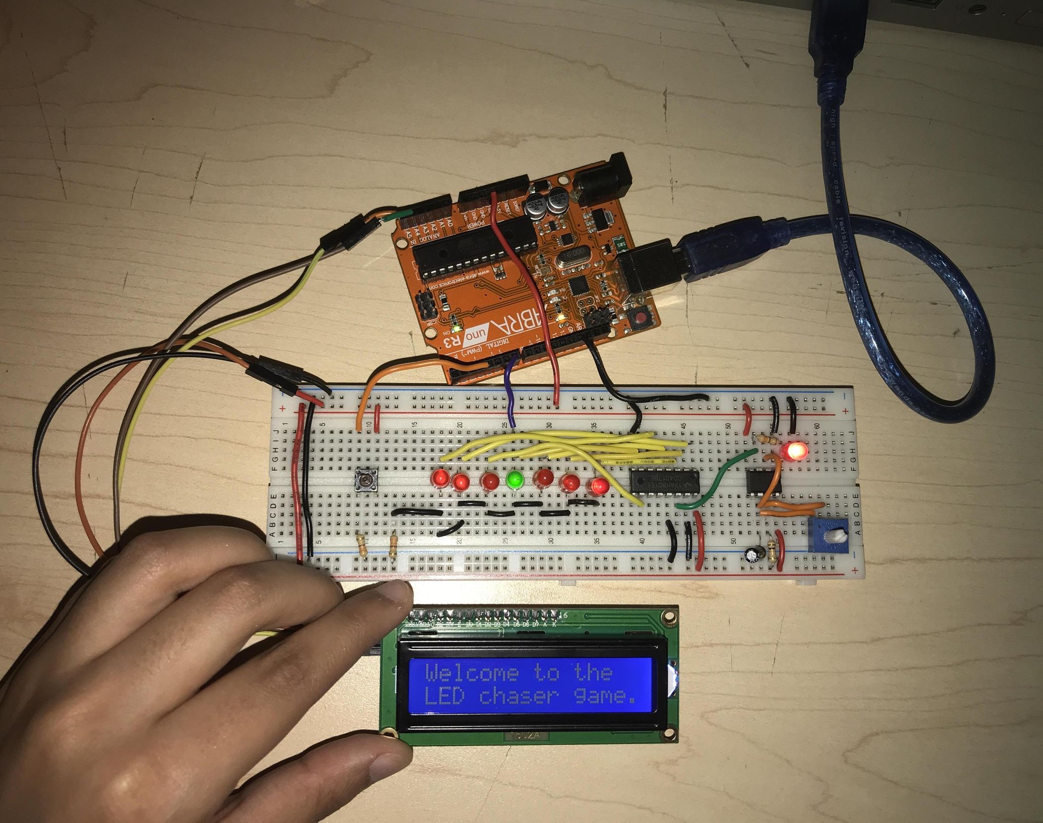 LED Chaser Arcade Game : 5 Steps - Instructables