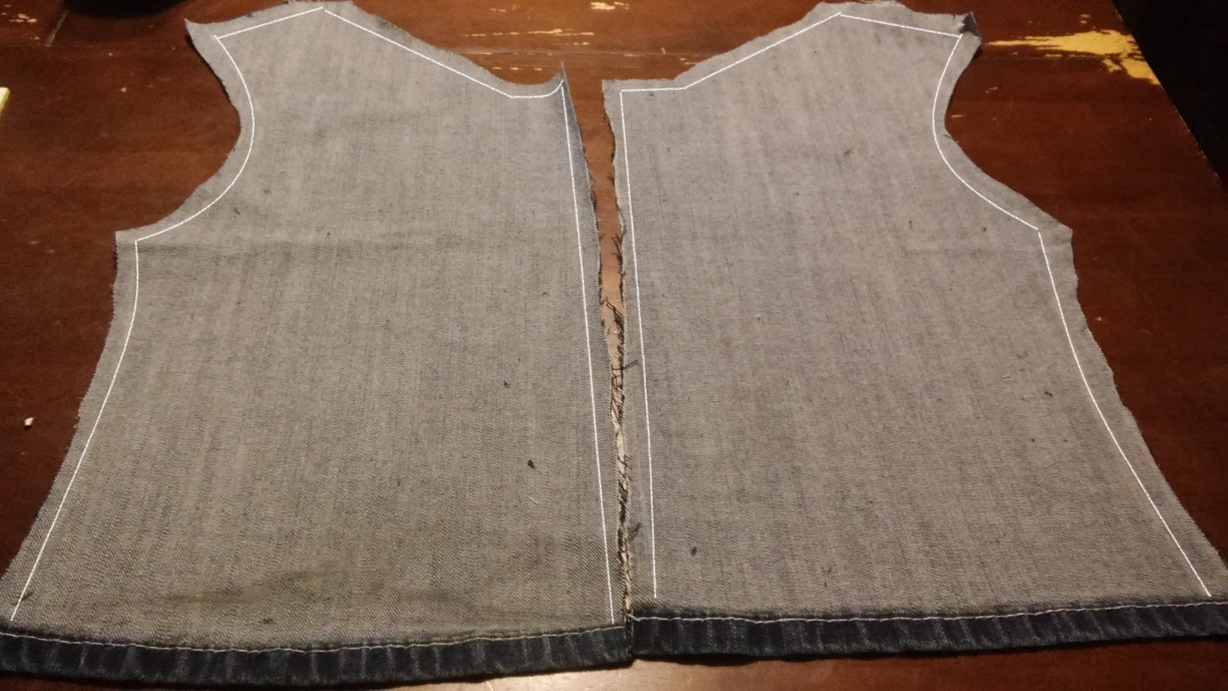 TRANSFORM Old Jeans Into a VEST! : 9 Steps (with Pictures) - Instructables