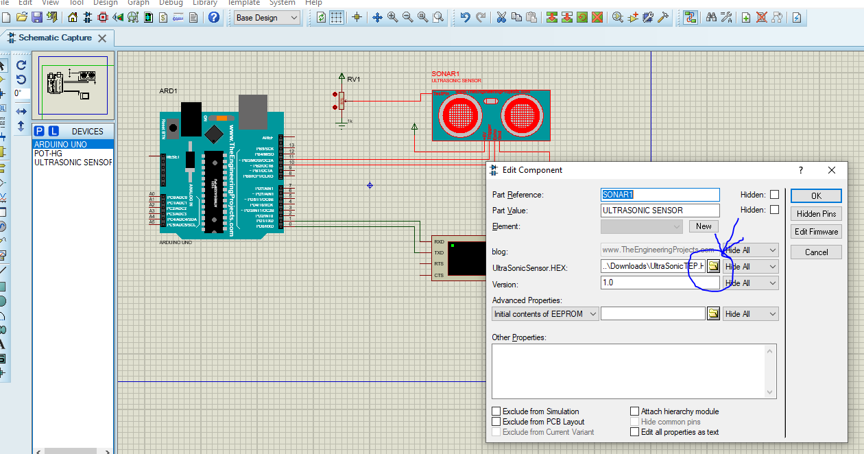 VELOCITY DISPLAYING IN TERMINAL USING ULTRASONIC SENSOR BY PROTEUS ...