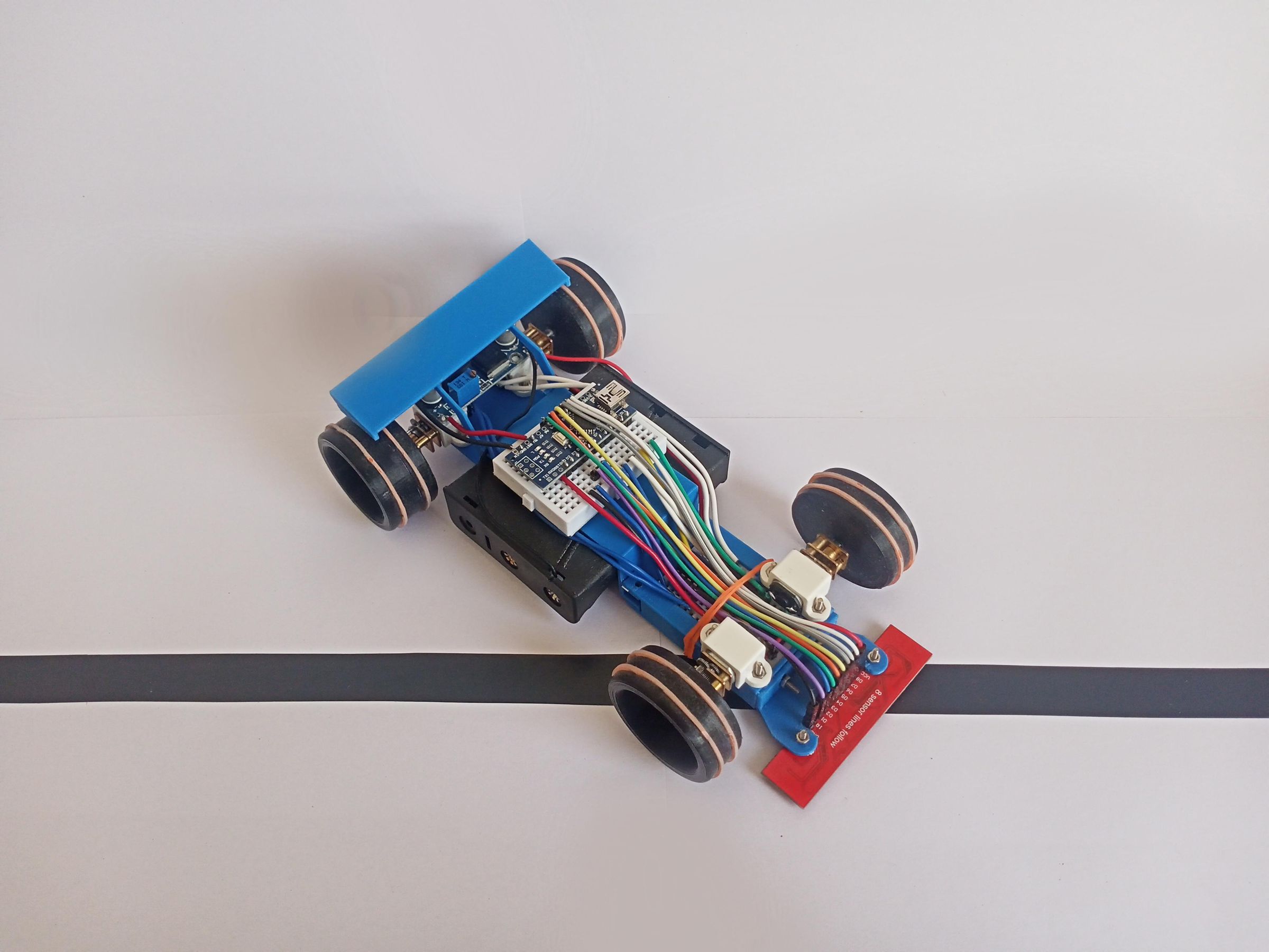 4 Wheel Drive Line Follower Robot : 37 Steps (with Pictures ...