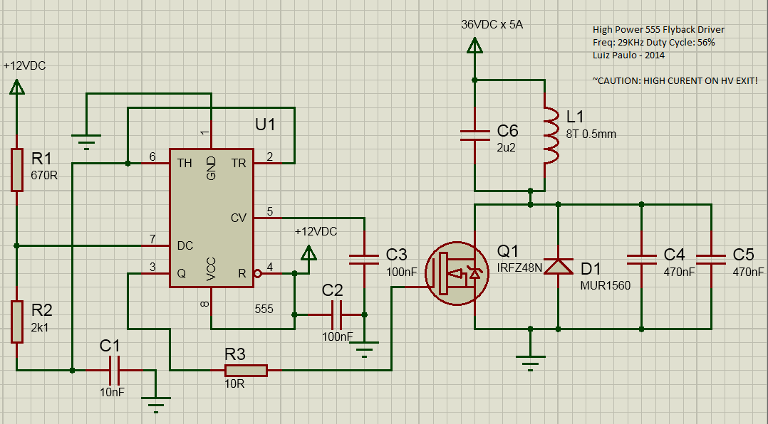 How to Make a High Power 555 Flyback Driver : 3 Steps - Instructables